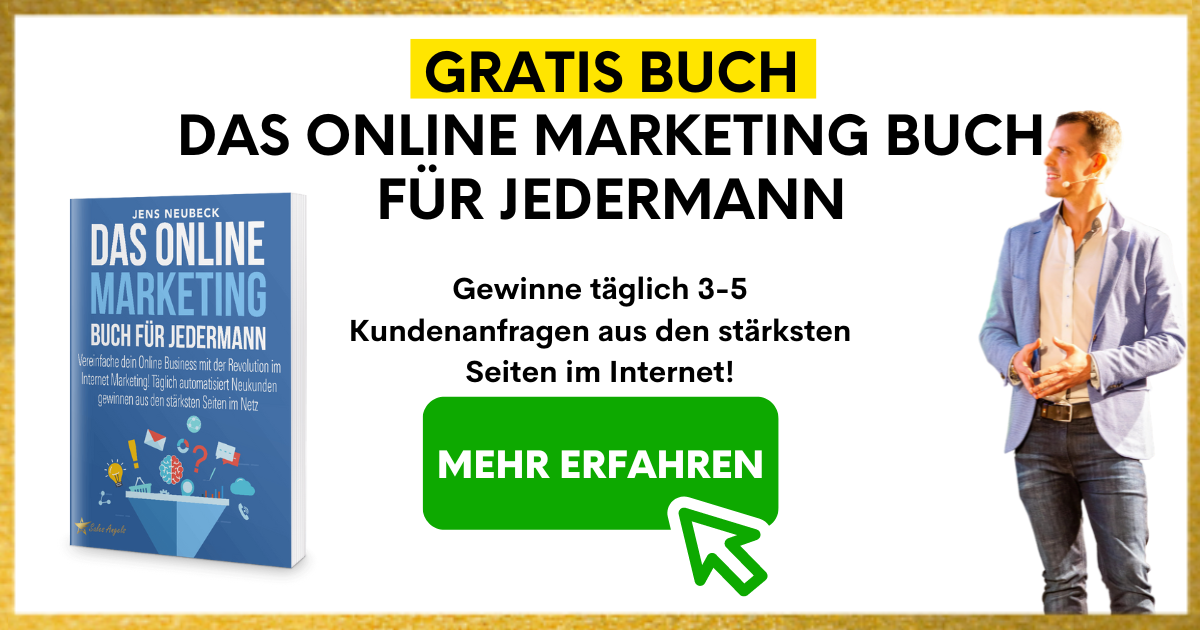 Das Online Marketing Buch für jedermann 2026 🏆 von Jens Neubeck